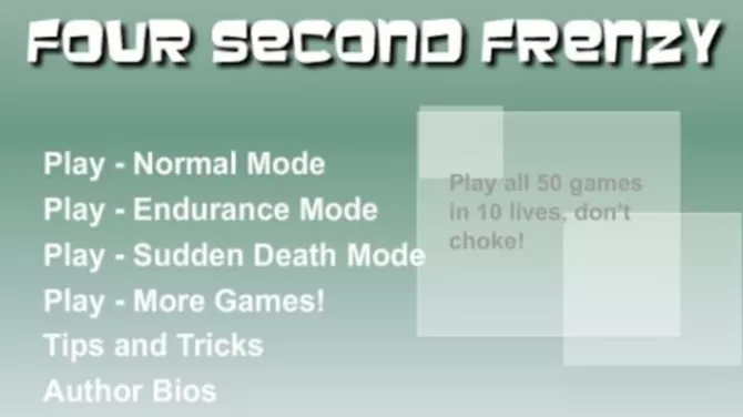 Four Second Frenzy | Instantly Play Games Online for Free!