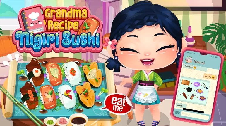 Grandma Recipe Nigiri Sushi | Instantly Play Games Online for Free!
