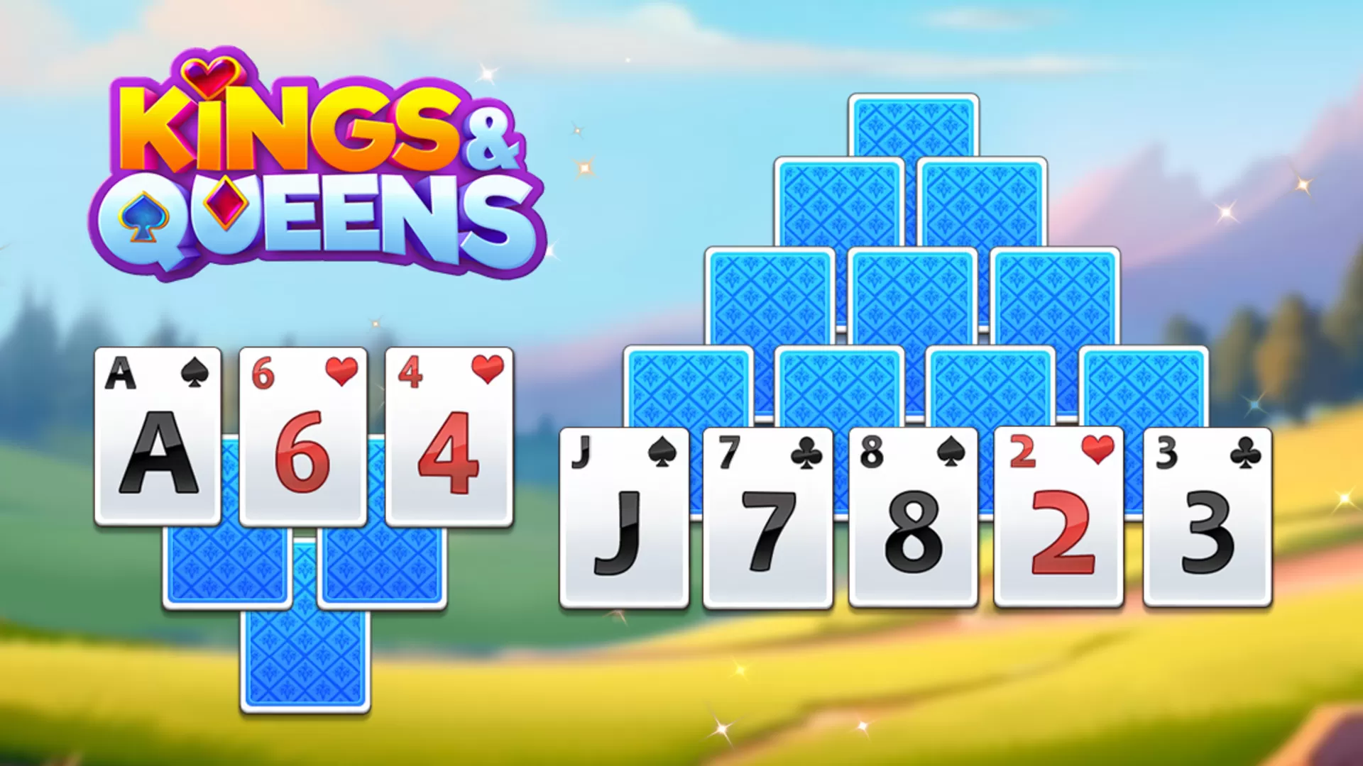 Kings and Queens Solitaire TriPeaks | Instantly Play Games Online for Free!