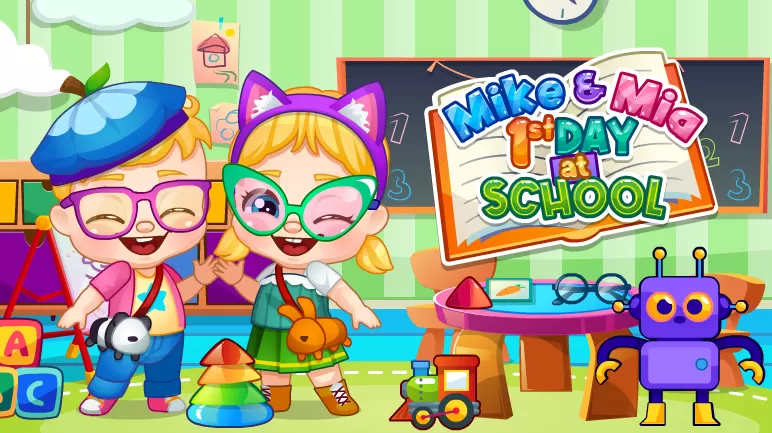 Mike And Mia 1st Day At School | Instantly Play Games Online for Free!
