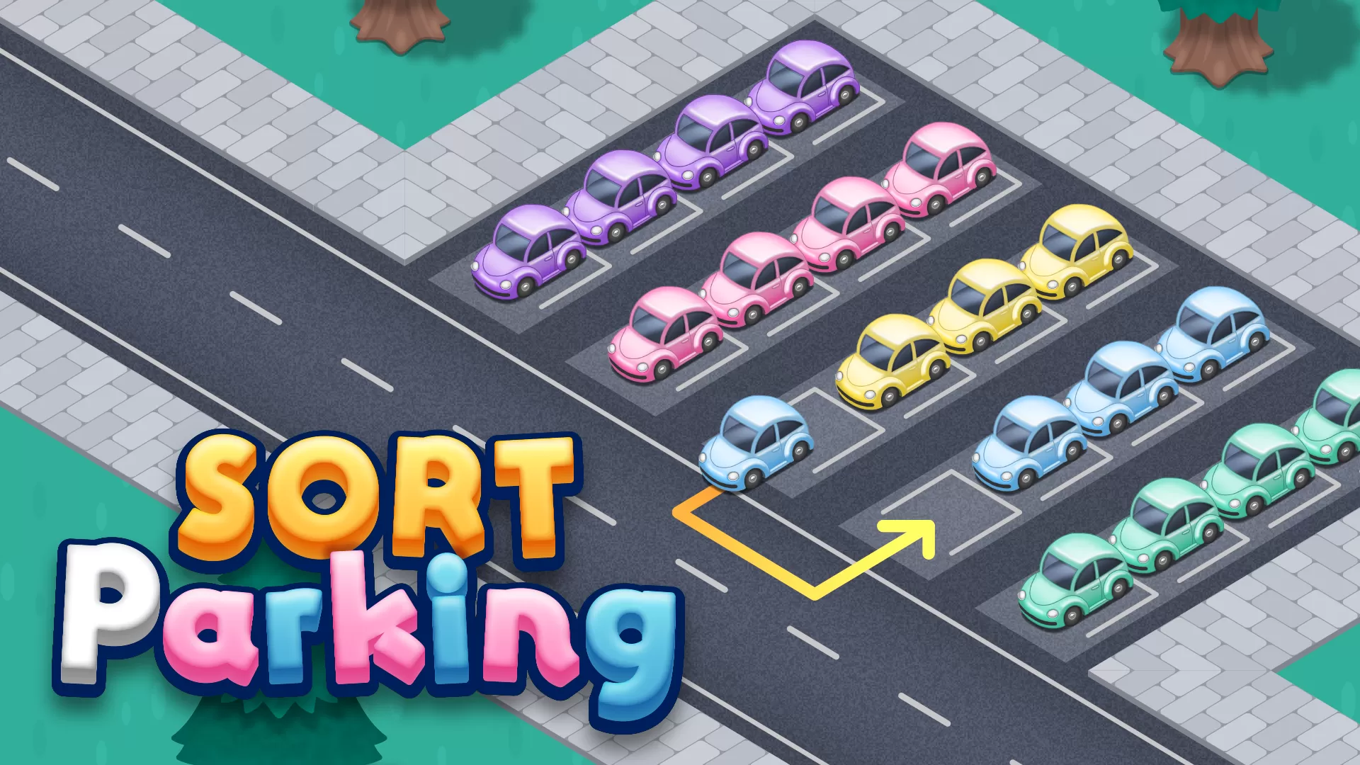Sort Parking | Instantly Play Games Online for Free!