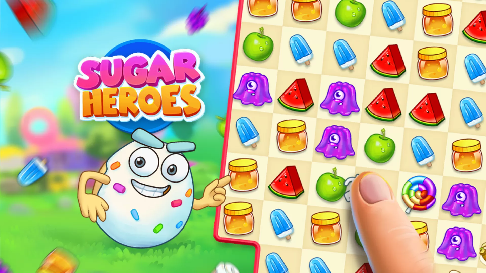 Sugar Heroes | Instantly Play Games Online for Free!
