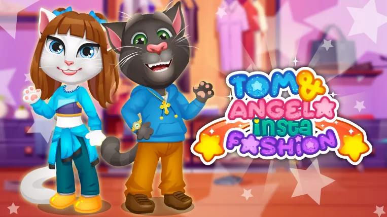 Tom and Angela Insta Fashion | Instantly Play Games Online for Free!